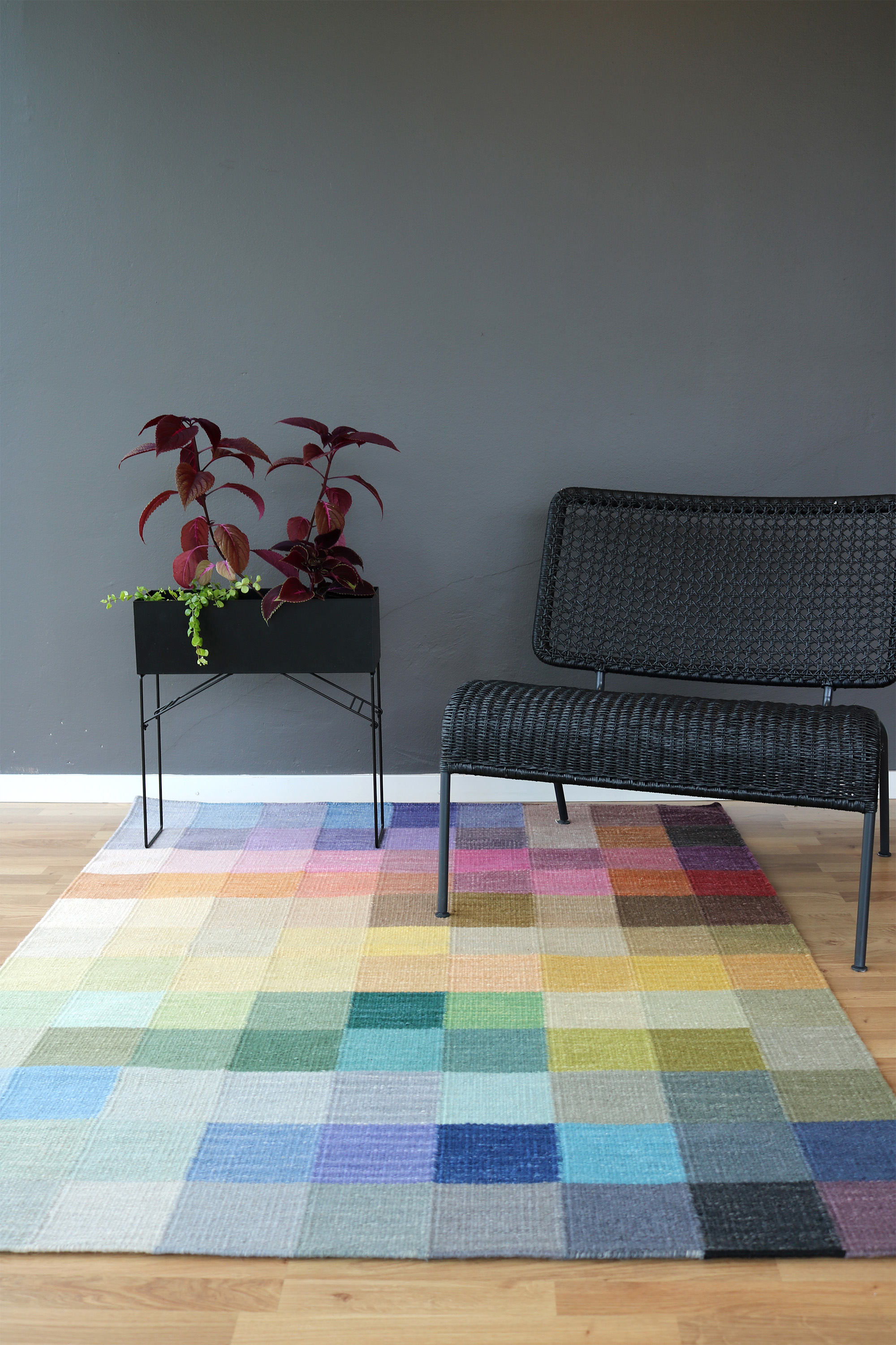 Ullmatta Hickory multi - Snabba leveranser | Matt-Tema